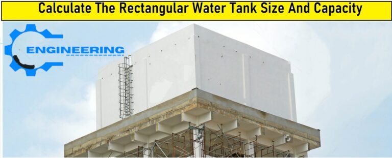 Calculate The Rectangular Water Tank Size And The Capacity ...