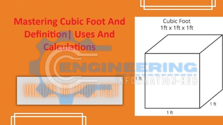 Mastering Cubic Foot And Definition| Uses And How To Do Calculations ...